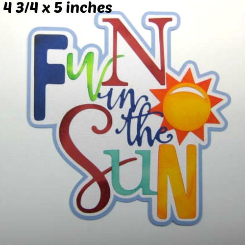 Here Comes the Sun Title Premade Scrapbook Page Paper Piecing - Etsy