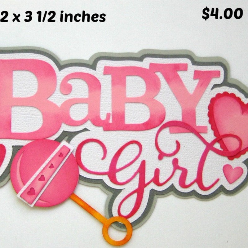 Baby Girl Scrapbook Page Titles - Etsy