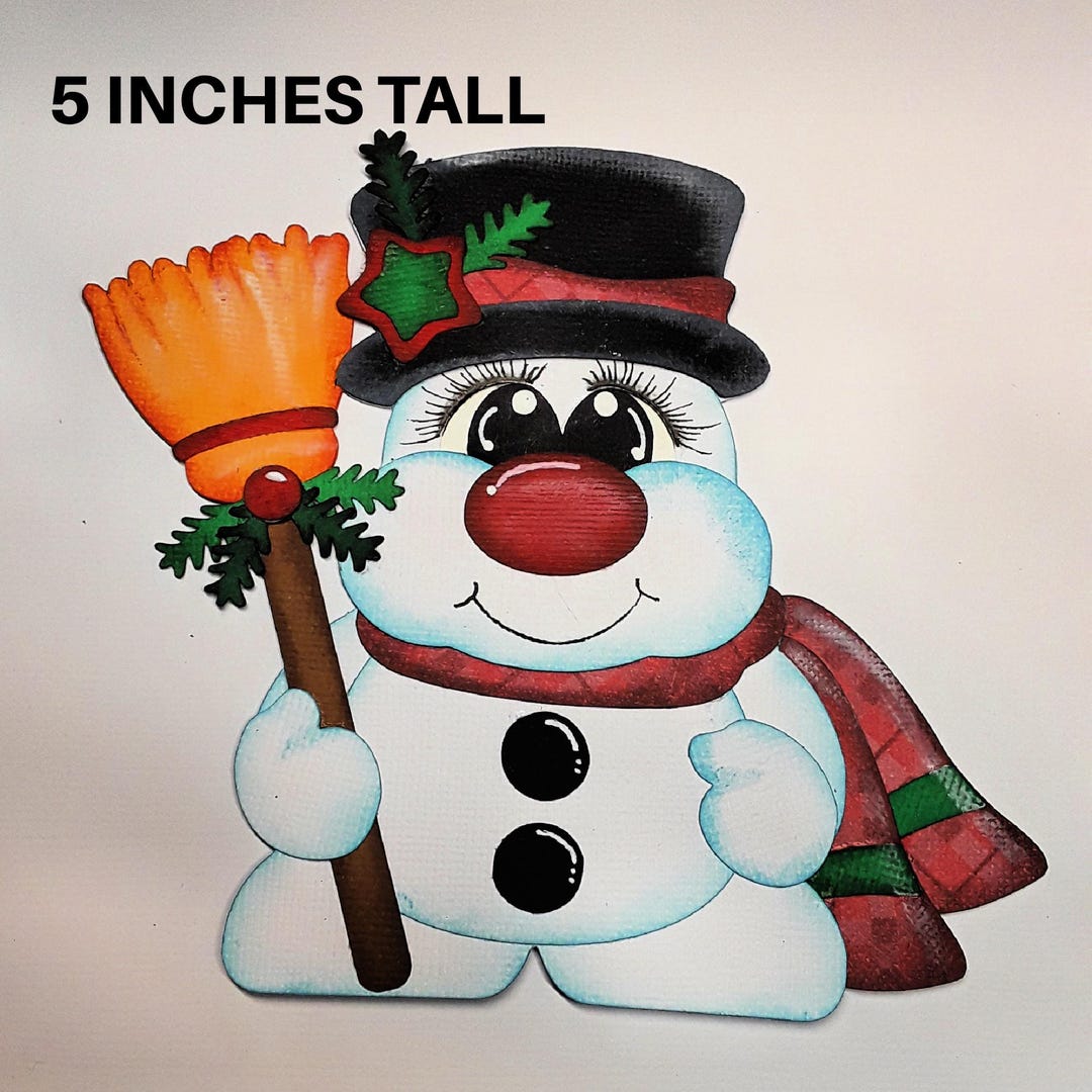 CHRISTMAS SNOWMAN Christmas Paper Piecing 3D Die Cut for Premade ...