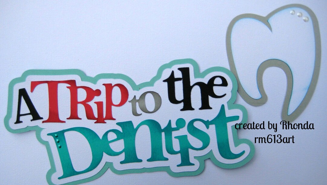 A Trip to the Dentist Boy Girl Ltitle Paper Piecing for Premade ...