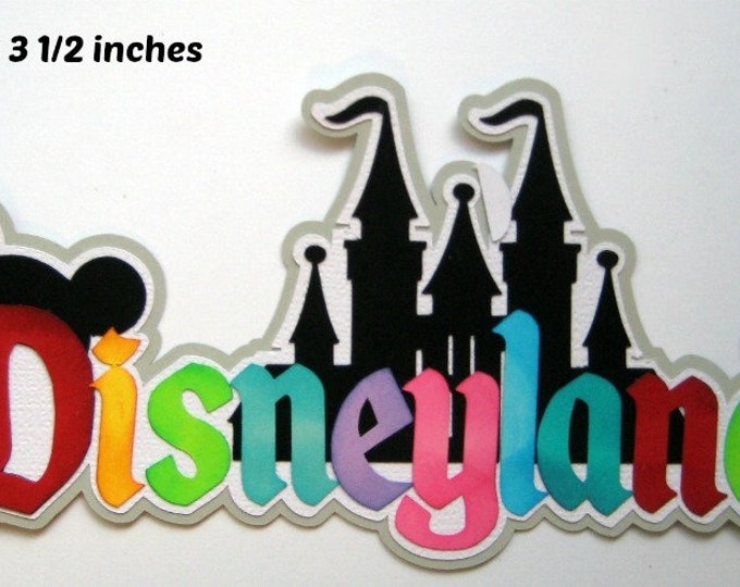 Disneyland Title Girl Boy Premade Scrapbook Page Paper Piecing for ...