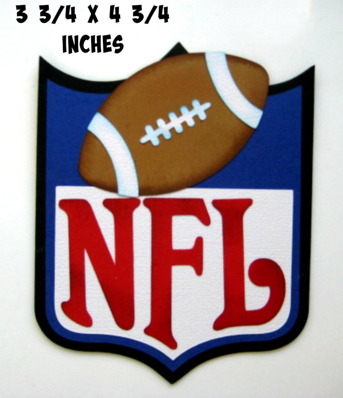 NFL FOOTBALL Title SPORT Paper Piecing for Premade Scrapbook - Etsy