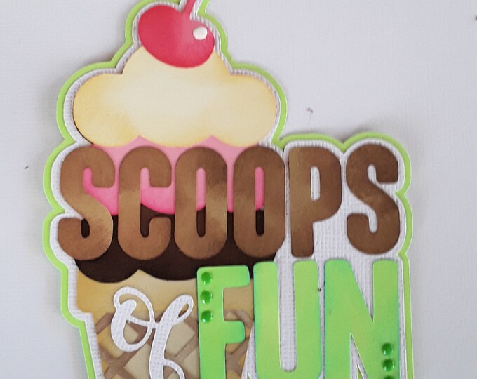 Shells by the Shore Beach Ocean Title Boy Girl for Premade Scrapbook ...