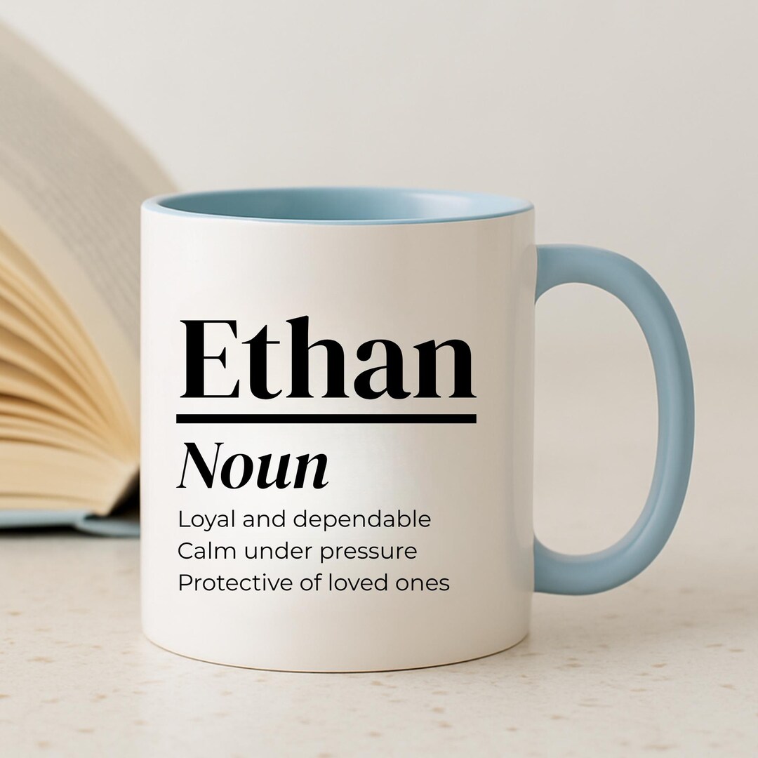Personalized Name Definition Mug, Custom Engraved Gift - Etsy