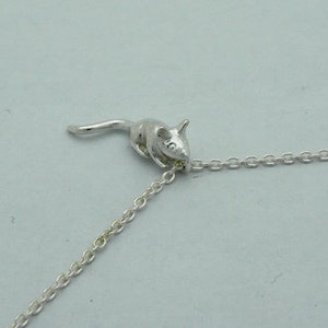 Little Mouse Silver Pendant - Etsy