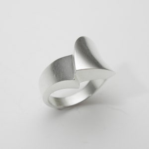 Big Leaf Ring in Sterling Silver - Etsy