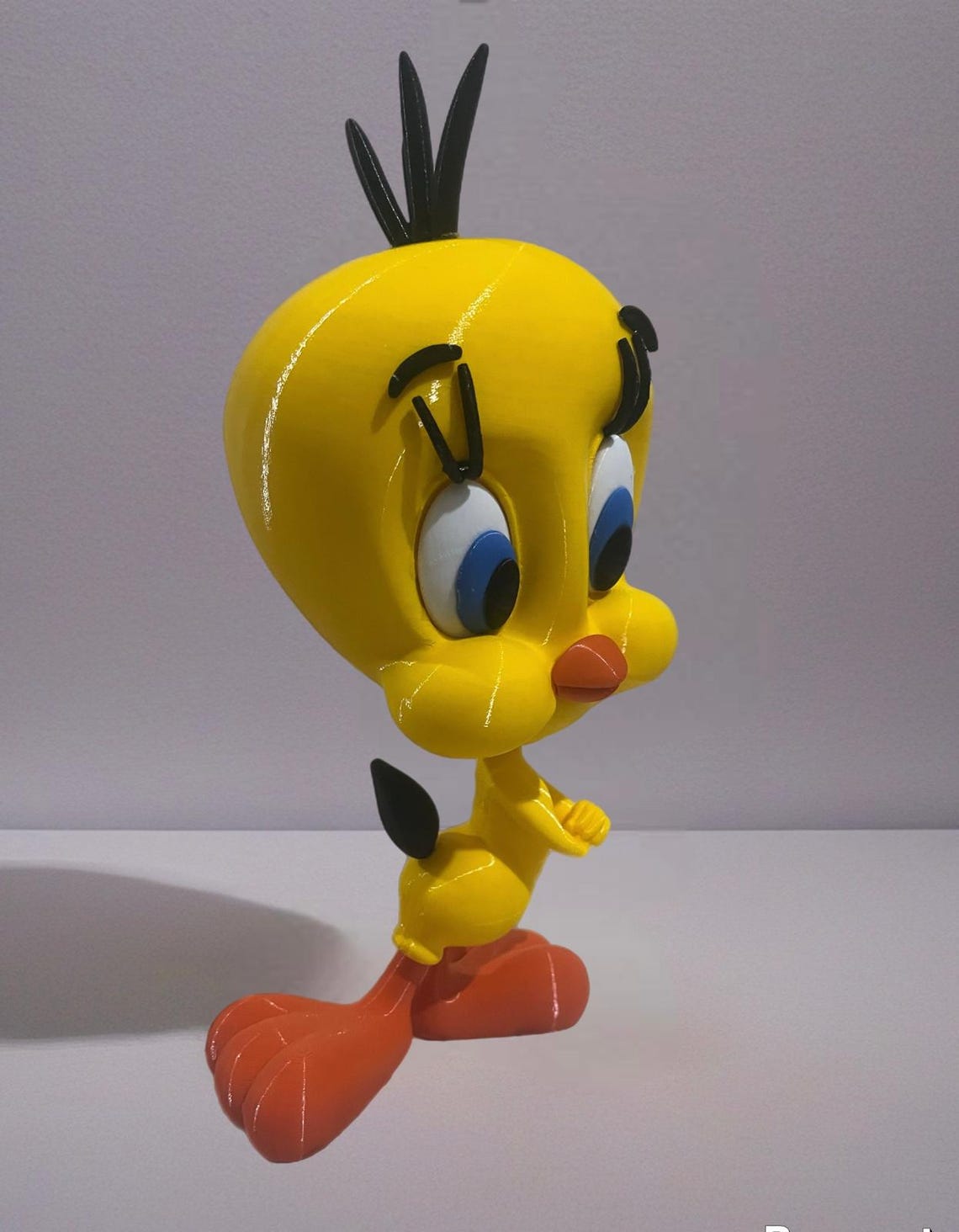 Tweety Bird Figurine | Handmade Cartoon Character Collectible | 3D ...
