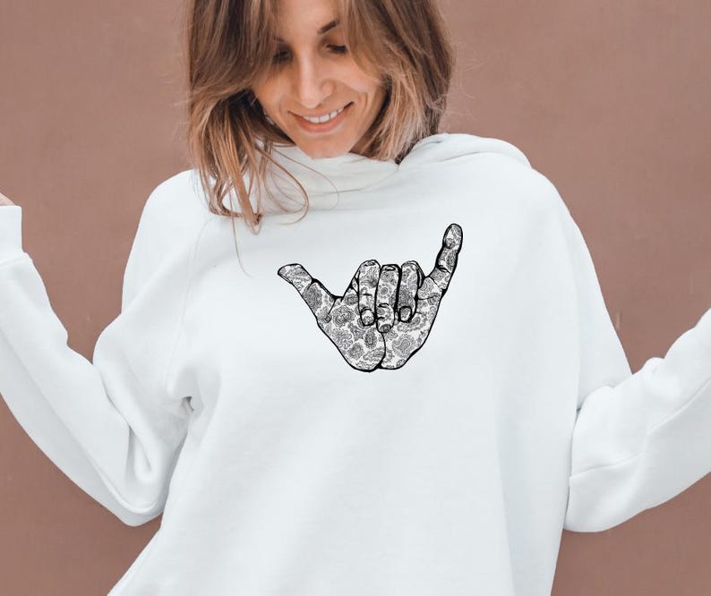 Shaka SVG Cut File: Aloha Hawaii Surfing Hand (digital Download) - Etsy