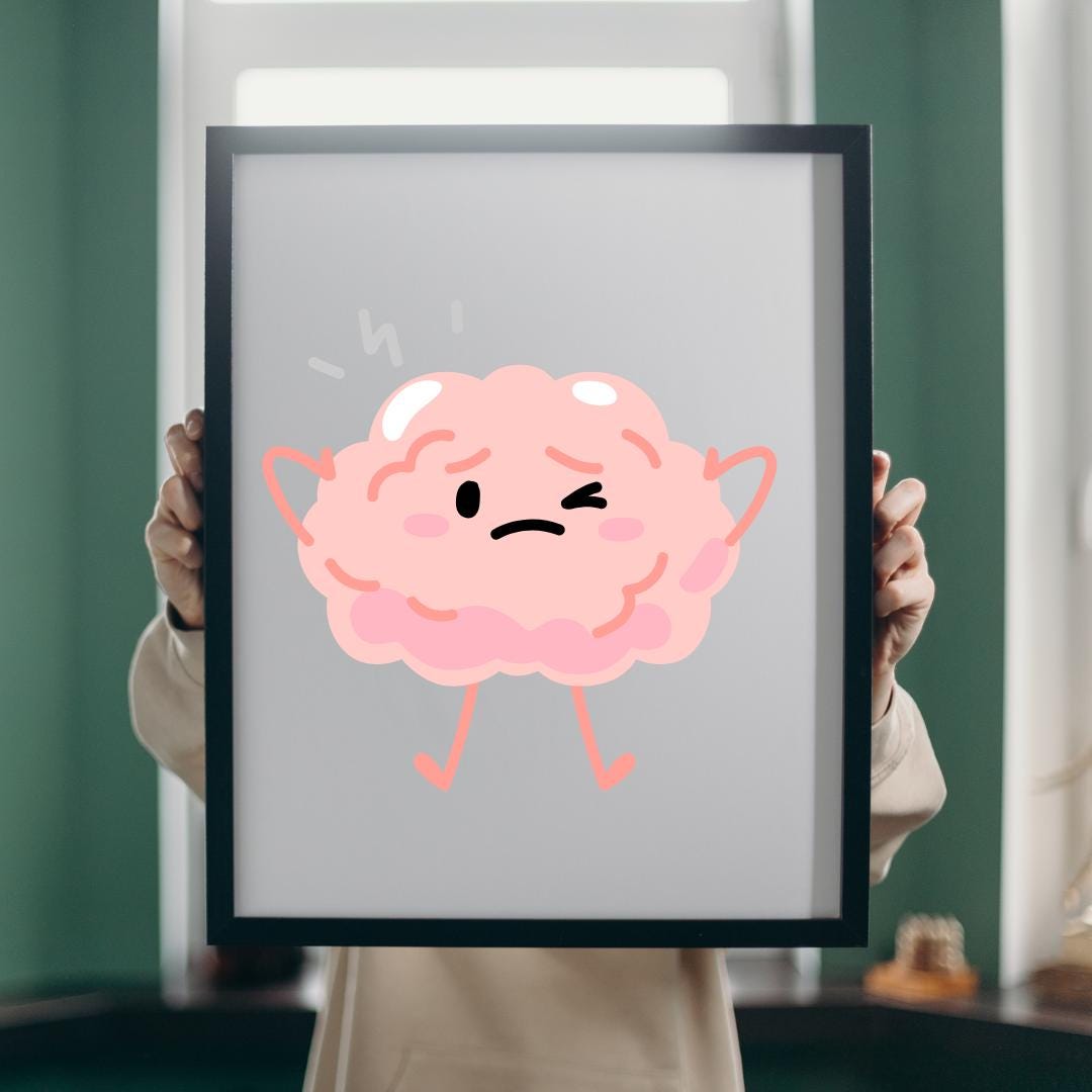 Brain Svg Bundle, Brain Clipart, Brain Vector Files, Cute Brain ...