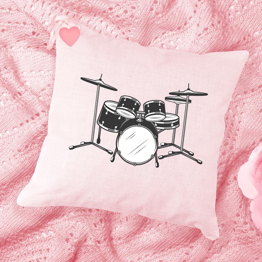 Drum Set SVG Bundle, Bass Drum Clipart, Music Vector (digital Download ...