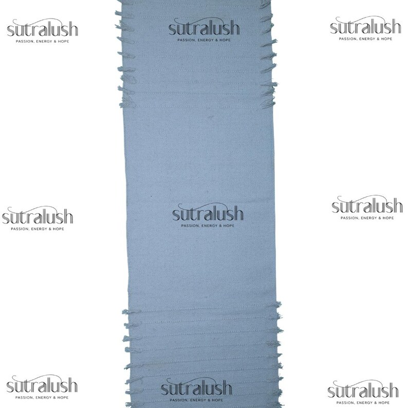 Buy Handwoven Cotton Yoga Mat 2x6 Ft - Eco-friendly, Non-slip by ...