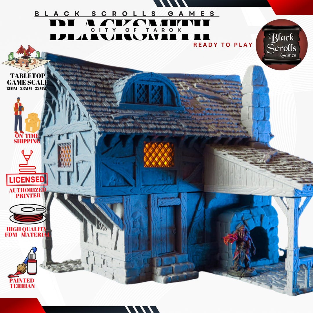 Blacksmith / City of Tarok / Fantasy / Wargaming / Tabletop / Mordheim ...