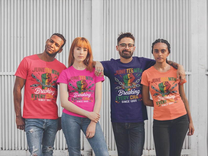 Breaking Every Chain Since 1865,black History Juneteenth Shirt, Black ...