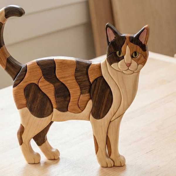 Intarsia Wooden Pattern - Etsy