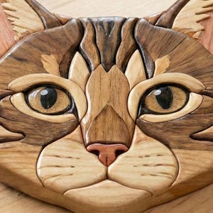 Cat Intarsia Pattern Pack of 4– Scroll Saw Woodworking Templates (PDF ...