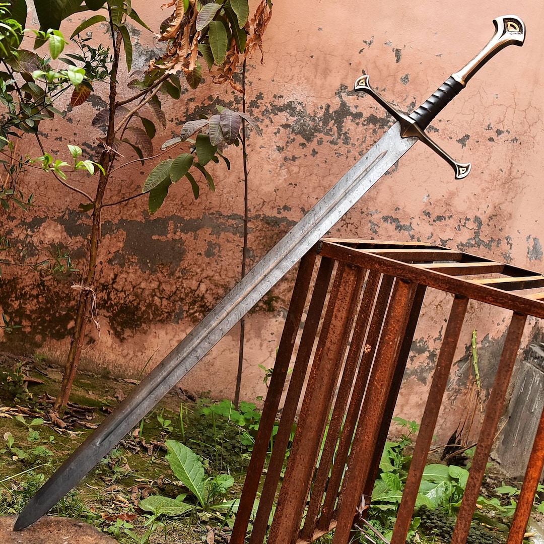 Hand-forged Medieval Replica Longsword: Carbon Steel Viking Sword - Etsy