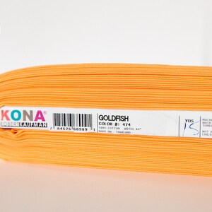 Goldfish Kona Cotton Solid Fabric From Robert Kaufman, K001-474 - Etsy
