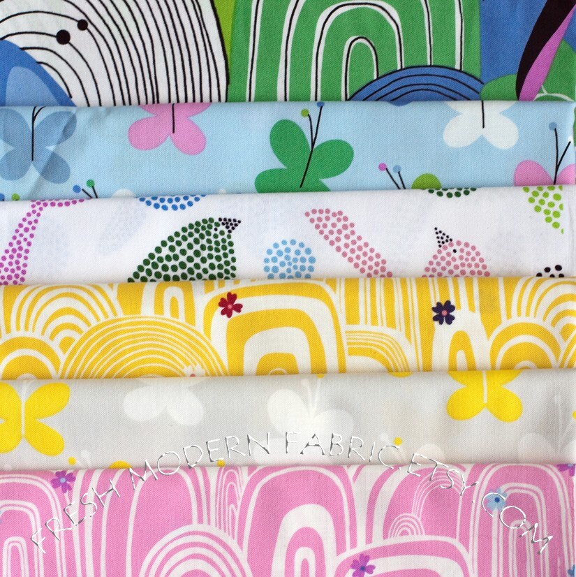 LAST PIECE Half Yard Griffith Butterfly in Blue Griffith | Etsy