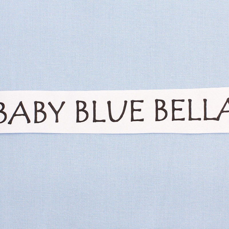 Baby Blue Cotton Fabric - Etsy
