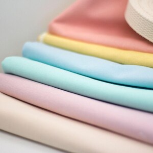 Sea Glass Tinted DENIM Fabric, 100% Gots-certified Organic Cotton Denim ...