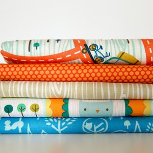 Scenic Route Frames in Orange Deena Rutter Riley Blake - Etsy