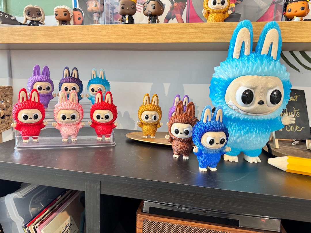 3D Printed Labubu Figures – Regular & Jumbo Sizes - Etsy