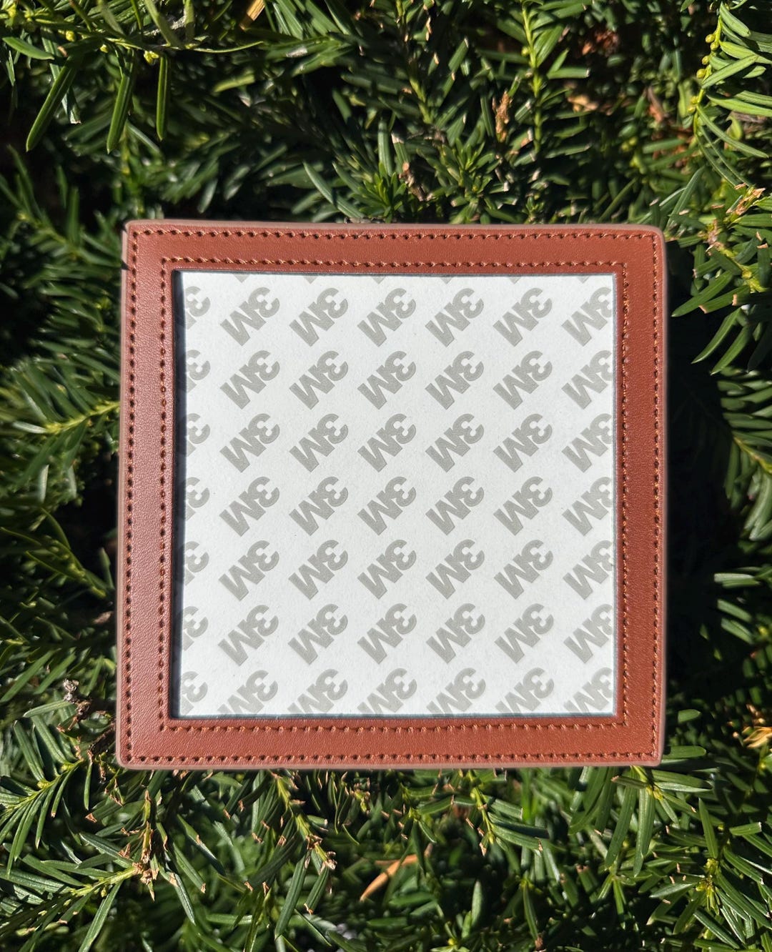 Needlepoint Self Finishing Square Leather Coaster - Etsy