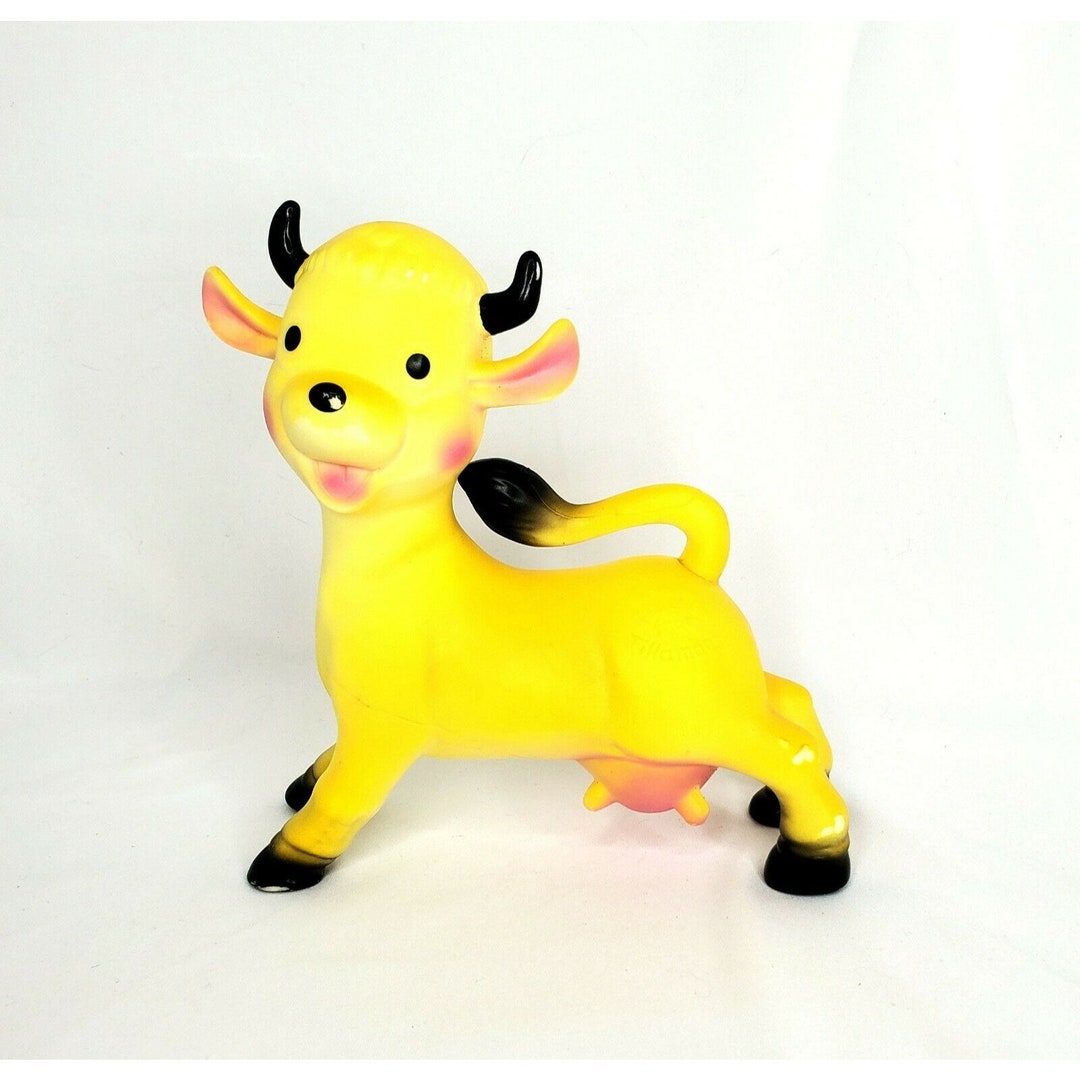 Tillie From Tillamook Cow Soft Rubber Vintage Figurine Cheese Toy ...