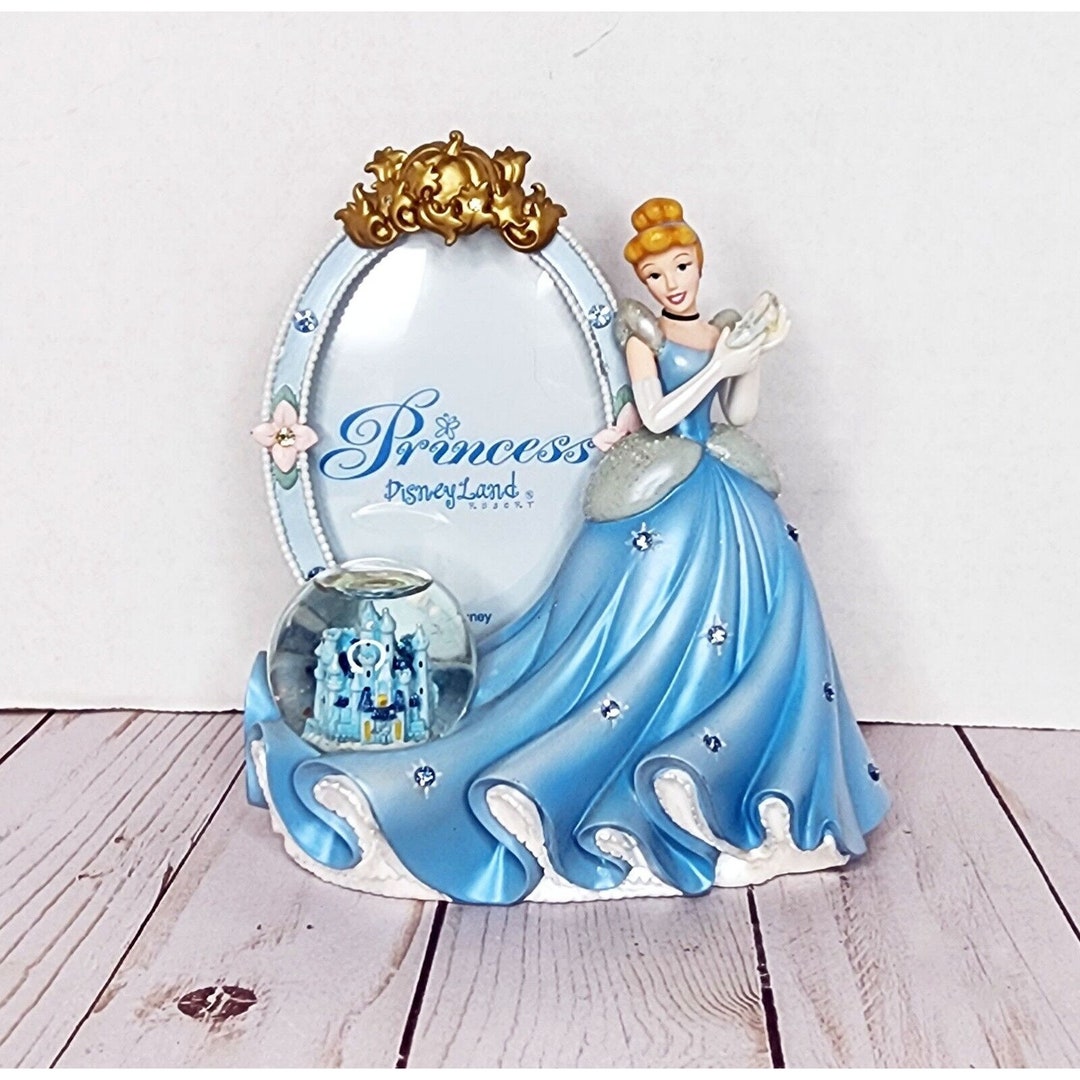 Disney World Princess Cinderella Picture Frame Snow Globe Cinderella's ...