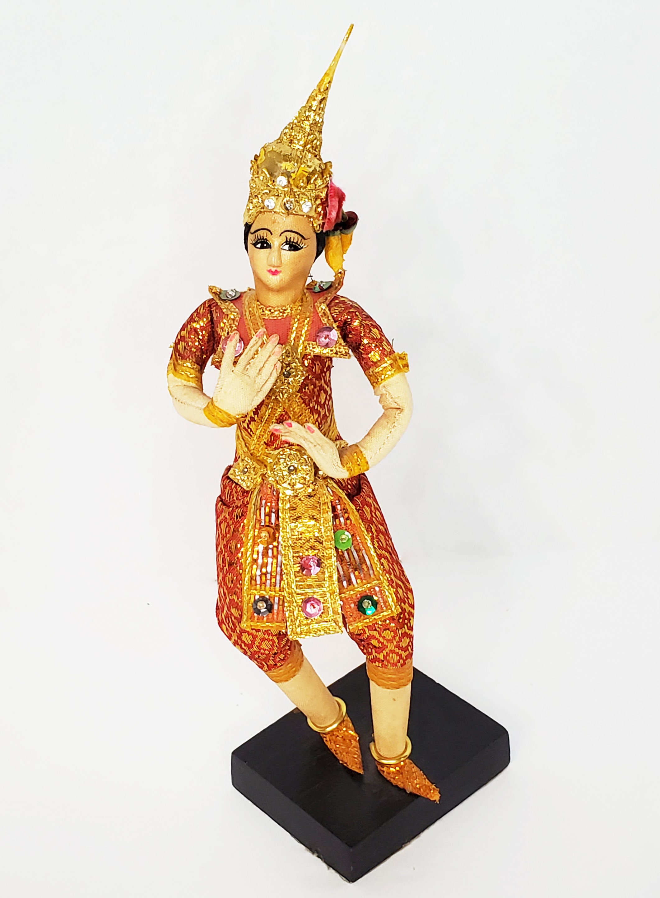 Vintage Thai Dancer Doll Statue National Costume Doll Siam - Etsy UK