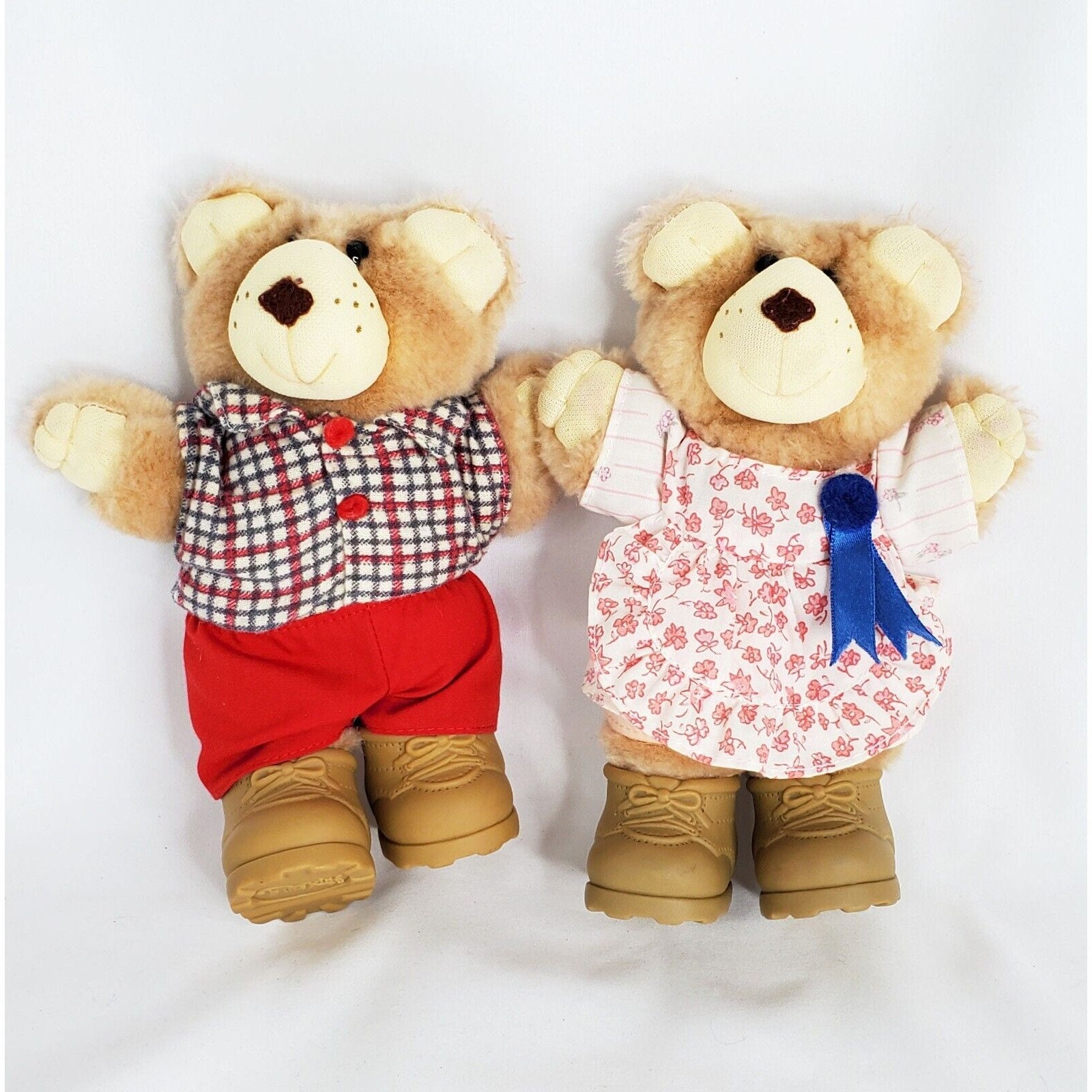 Vintage 1986 Furskins Teddy Bears Wendys Toy Stuffed Plush Dolls - Etsy