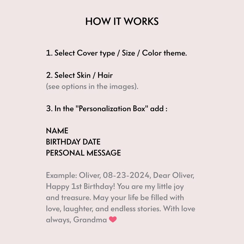 Personalized 2nd Birthday Story Book | Custom Keepsake Gift - Etsy
