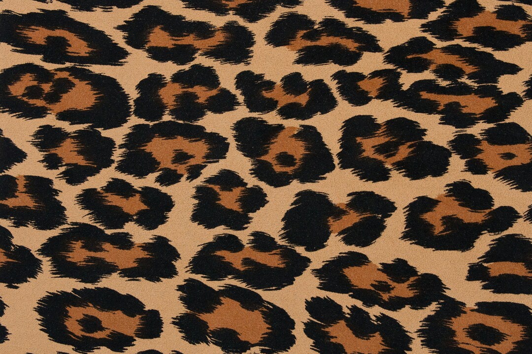 Ultrasuede Light Ocelot Print 12"x18". - Etsy