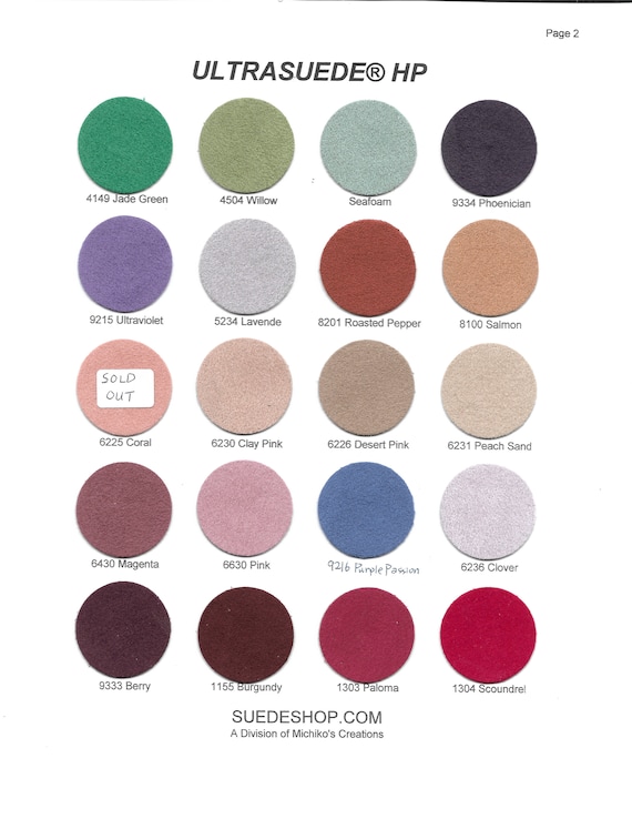 Three Pieces of Ultrasuede HP. 12 X 9 or 12 - Etsy