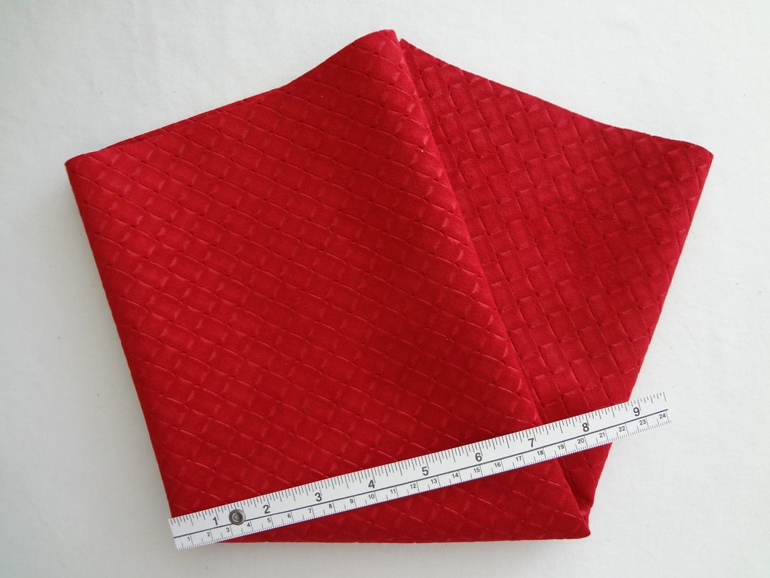 40% OFF SALE- Ultrasuede HP (embossed Basket Weave Pattern) Tomato - Etsy