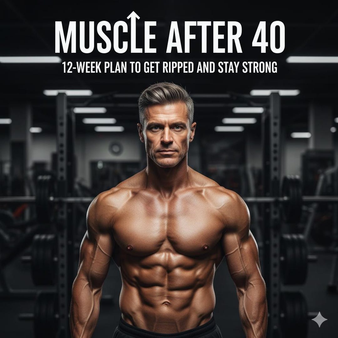 Muscle After 40: 12-week Plan to Get Ripped and Stay Strong - Etsy