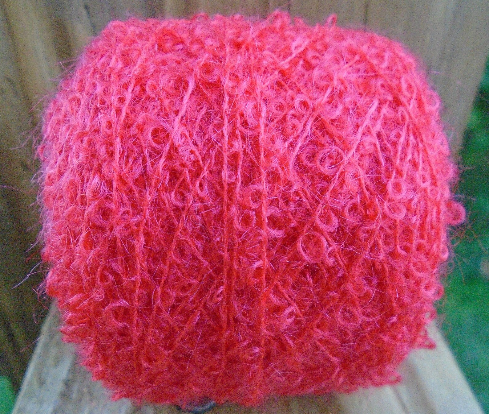 YARN Orange Loopy Wool Nylon Crochet Knitting 150 Yards Batch - Etsy