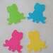 FROGS Confetti, Bright Pink, Sunshine Yellow, Teal Blue & Lime Green ...
