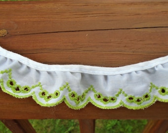 Gathered Eyelet Trim - Etsy