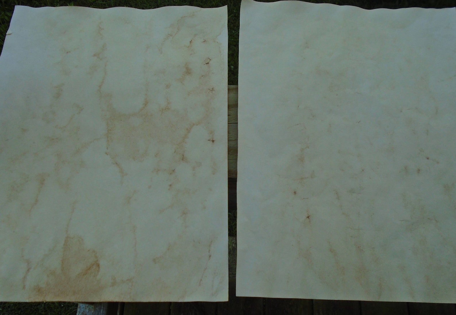 TEA Dyed Paper, Junk Journal Paper 25 Pieces - Etsy