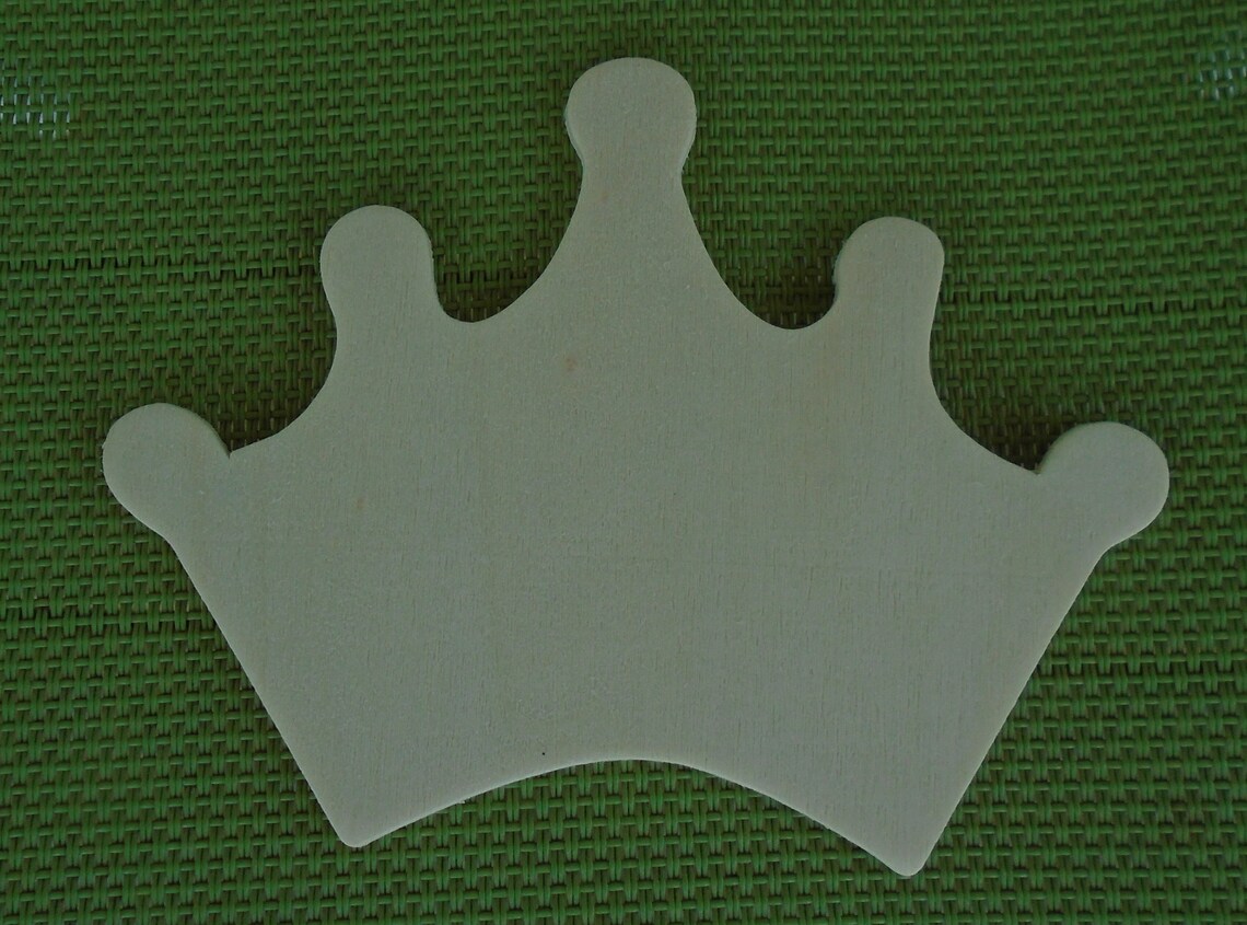 King Crown-unfinished Wood-craft Supply-6 Piece Pak | Etsy