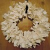 Fall Wreath Blessed Rag Tie Fabric Home Decor - Etsy