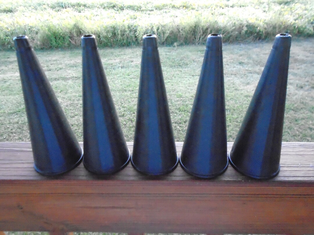 PLASTIC BLACK CONES for Trees, Dolls, Angels, Bracelets. Headbands ...