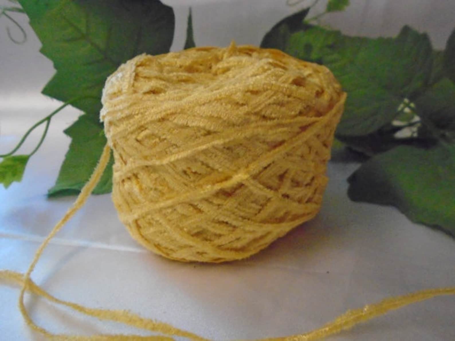 Yarn Acrylic Corn Yellow 150 Yards Knitting Crocheting Batch | Etsy