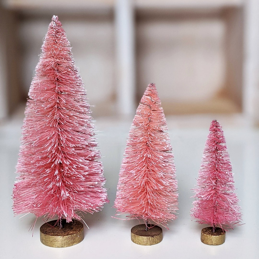 Light Pink Bottle Brush Tree by Distinguished Flamingo - Single Tree, 3 ...