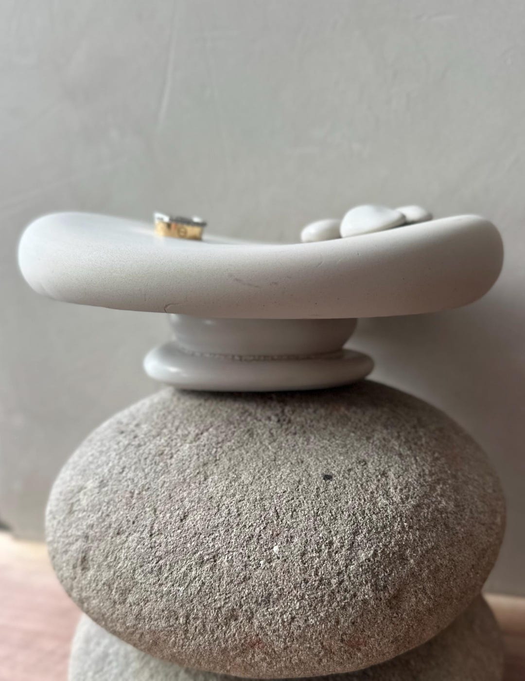 Large Pebble Concrete Tray, Irregular Plate, Catch All Tray, Jewelry ...