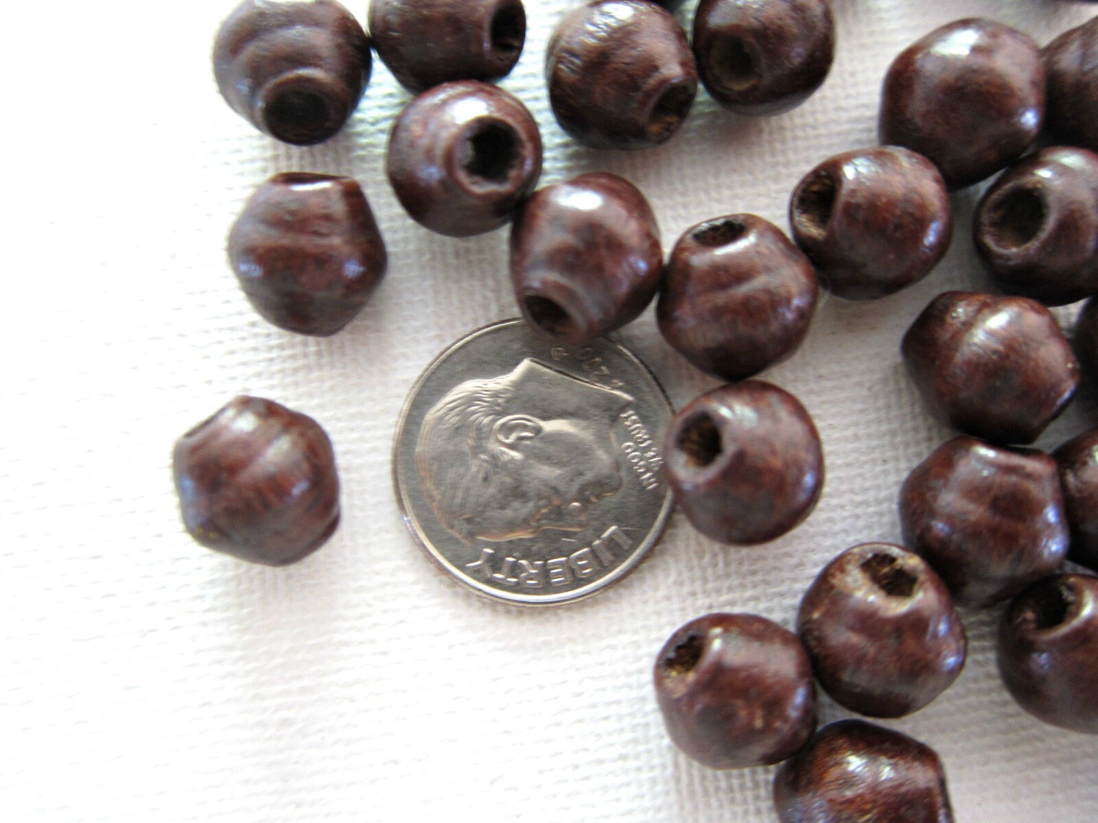 30pcs Dark Brown DIAMOND Bicone Wooden BEADS - Etsy Canada