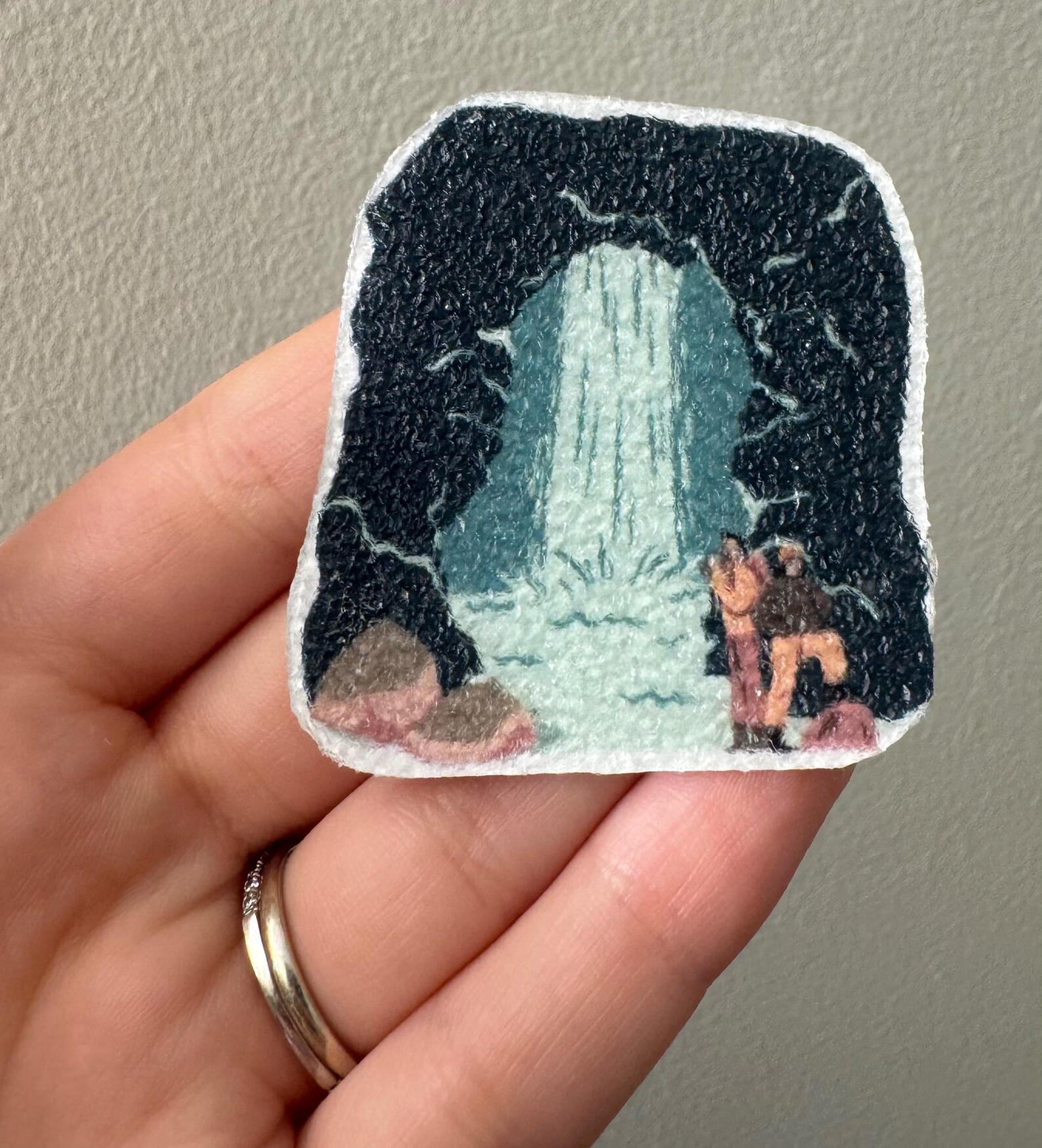 Waterfall Textured Sensory Sticker - Anxiety Relief Fidget - Etsy