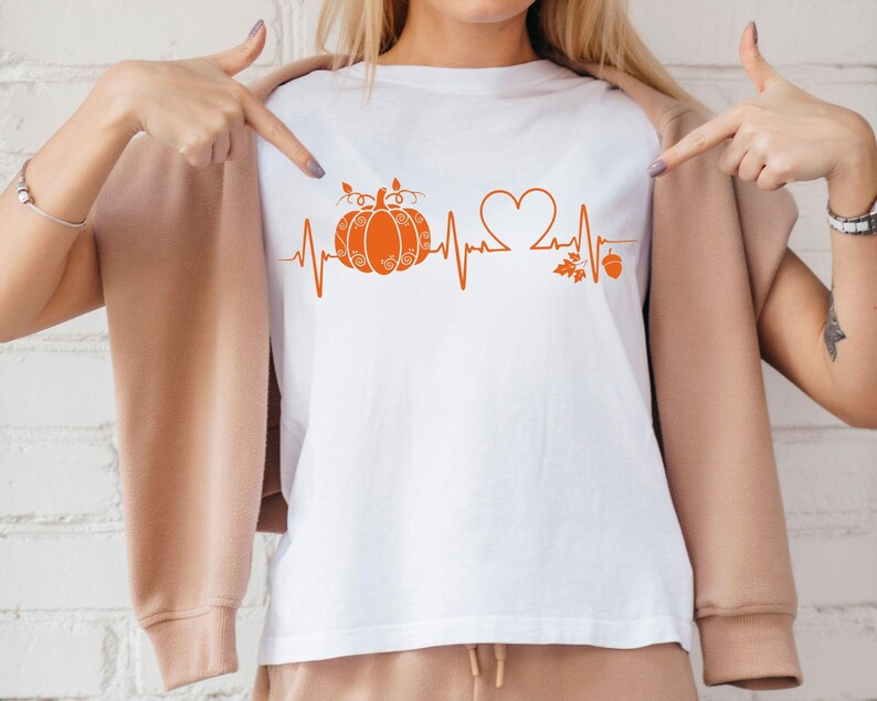 Halloween Heartbeat SVG, Pumpkin, Spider, Cricut, Sublimation (digital ...
