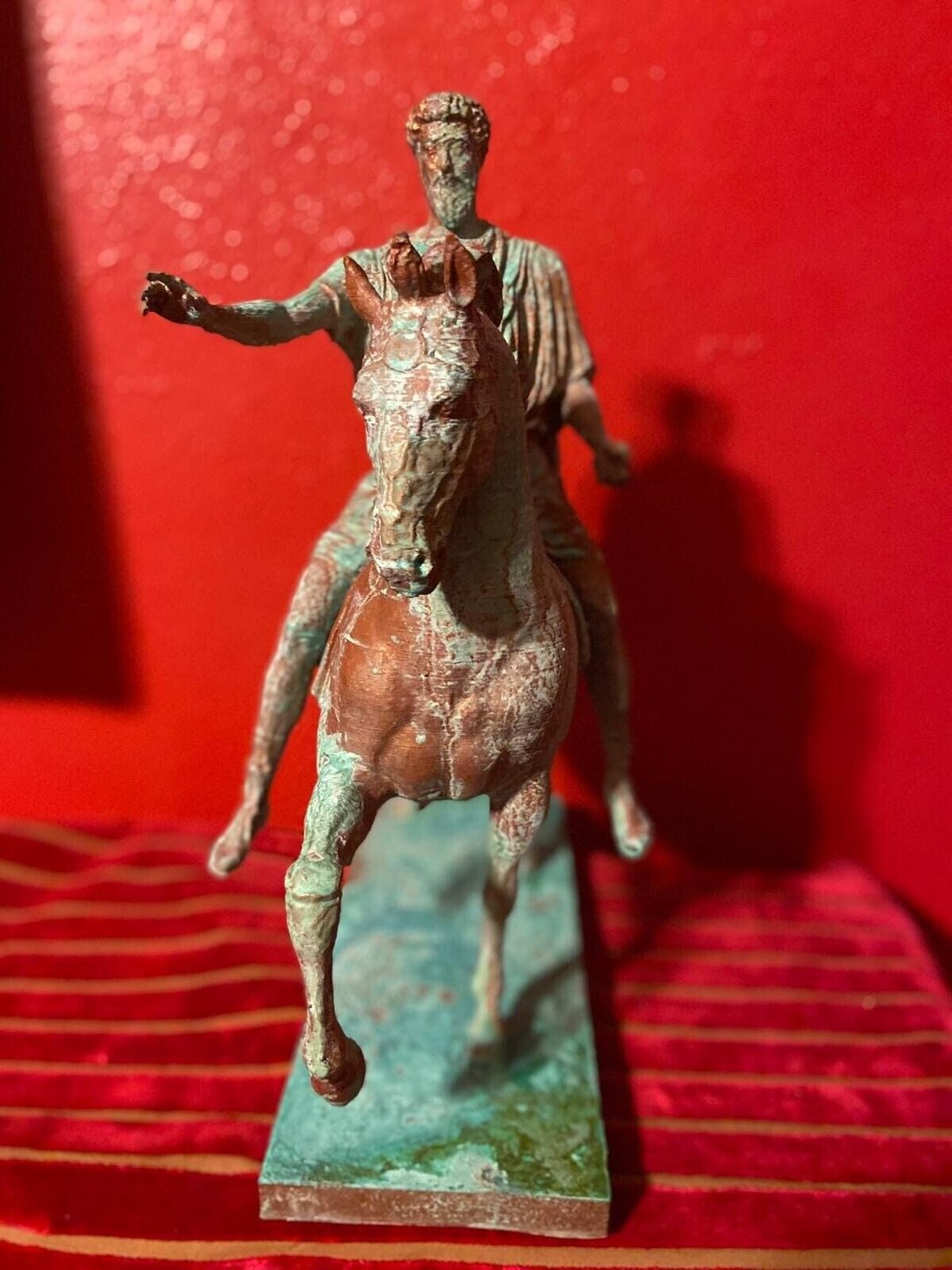 Marcus Aurelius on Horse Capitoline Hill (green Bronze Green Patina ...